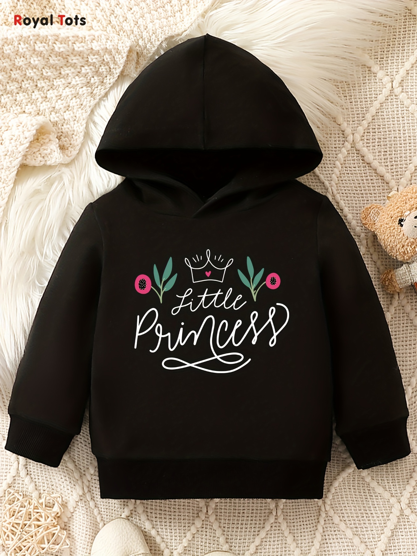 Graffiti Little Princess Anime Crown Graphic Print Baby - Temu Australia