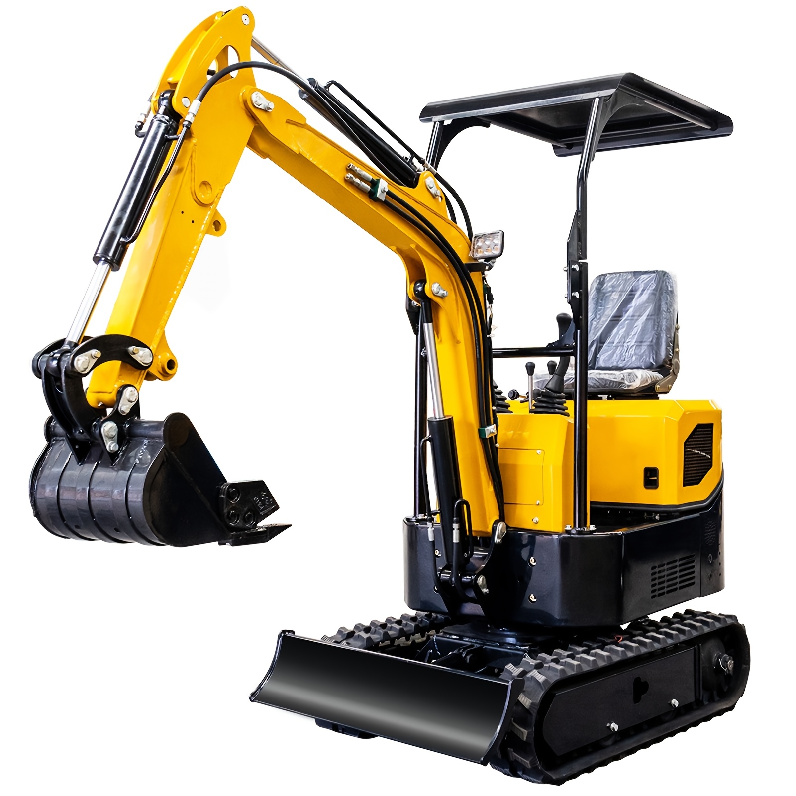 mini excavator sold on Temu United States