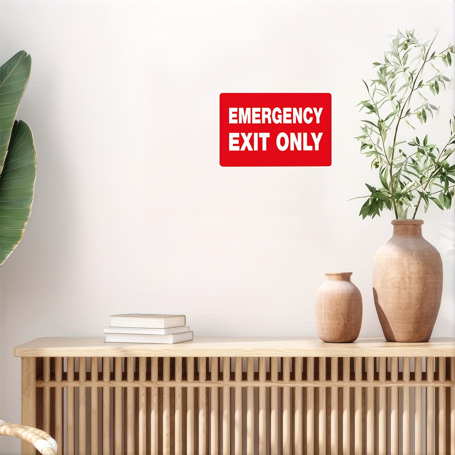 Emergency Exit Sign Durable Metal Material Rust free Uv - Temu