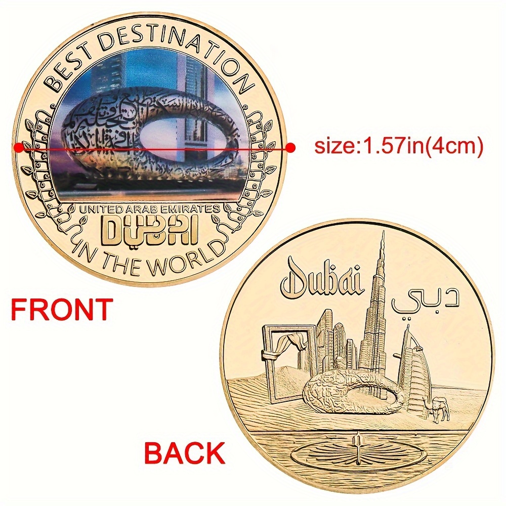 Dubai Architecture Commemorative Coin - Temu