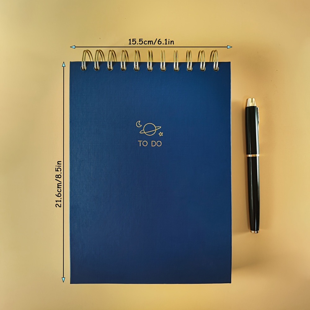 A5 Hardcover Daily Planner List Task Organizer Time - Temu Canada