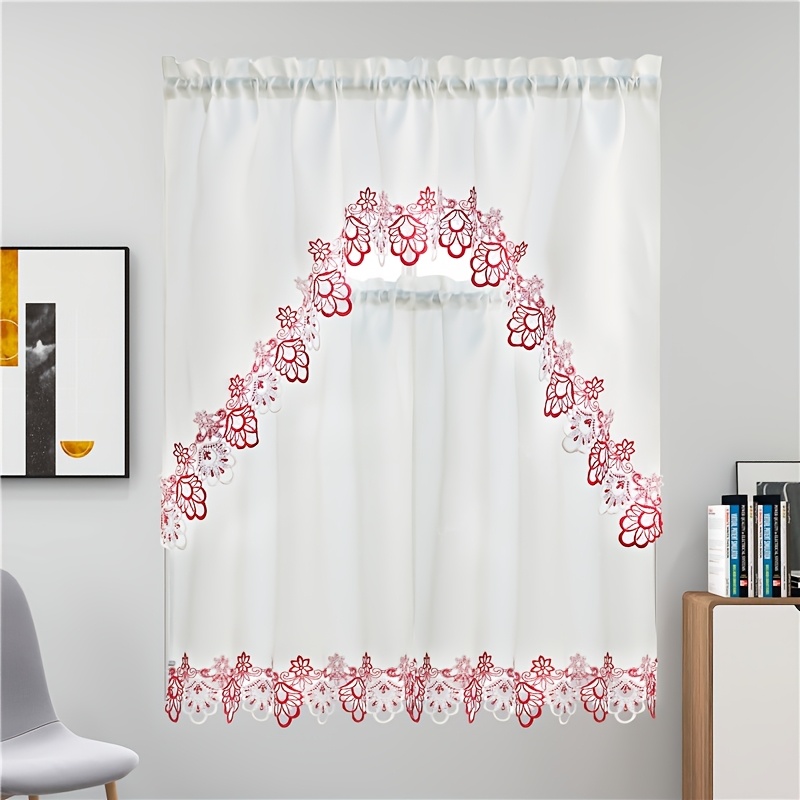 kitchen curtains sets sold on Temu United States