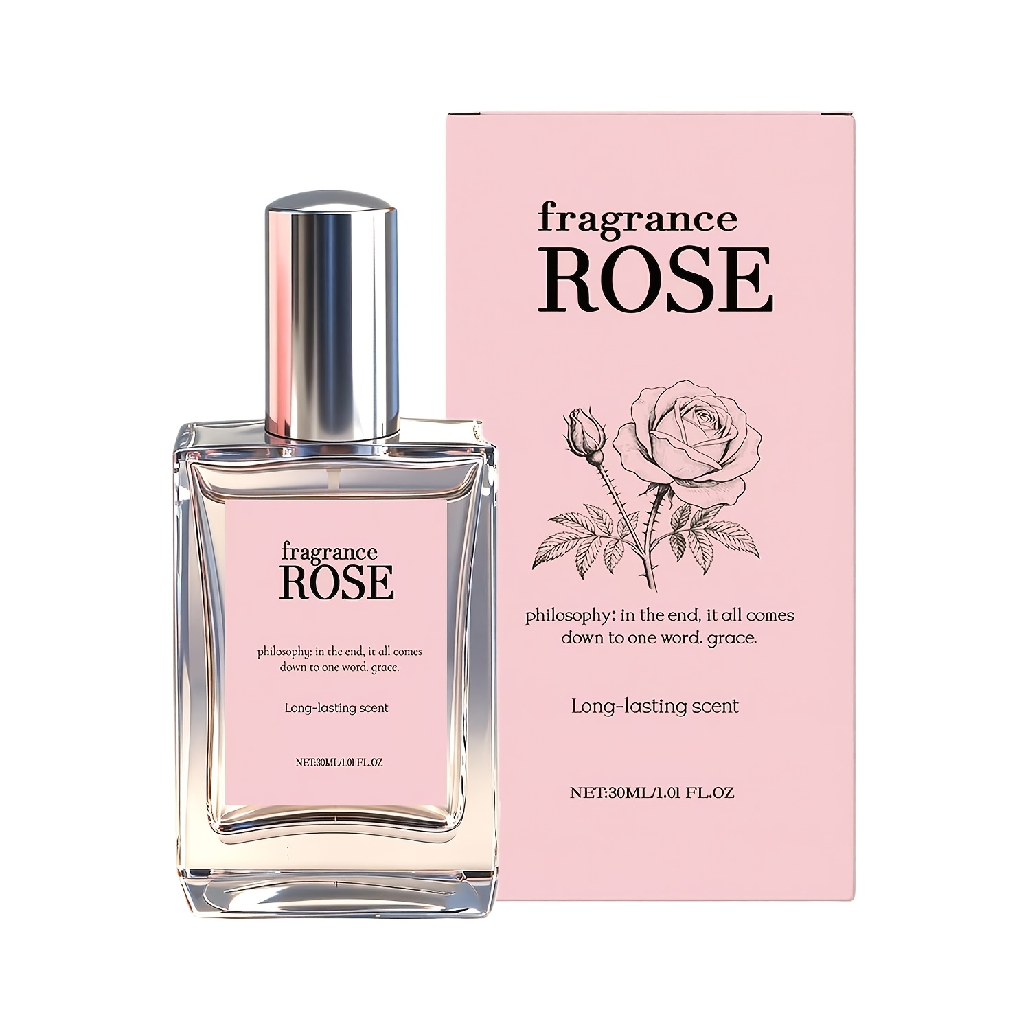 rose perfume sold on Temu United States