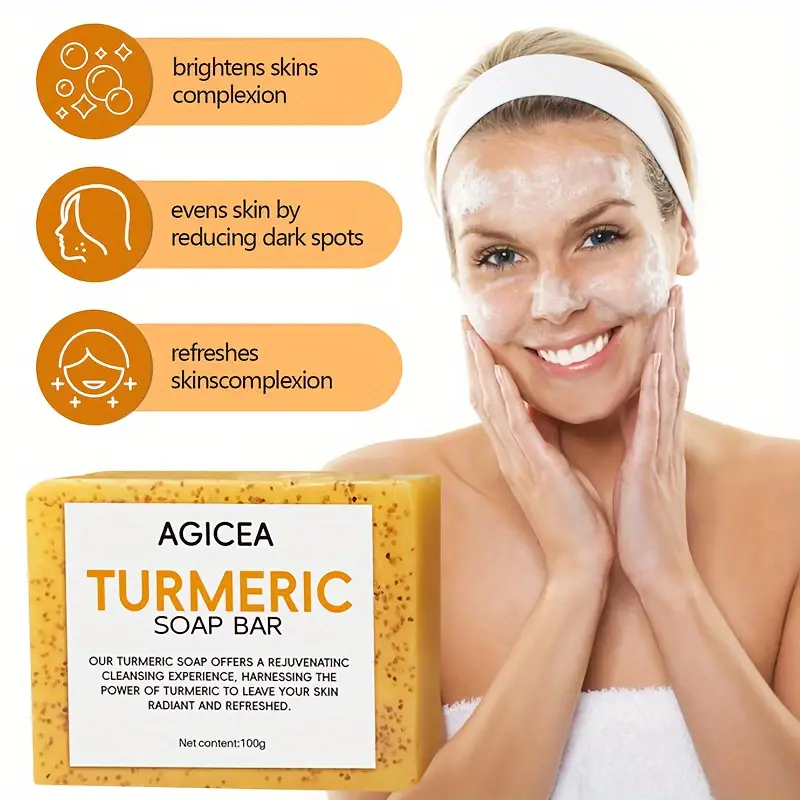 Lemon Turmeric Kojic Acid Brighetning Soap Dark Spot Remover - Temu Lemon Turmeric Kojic Acid Brighetning Soap Dark Spot Remover - Temu