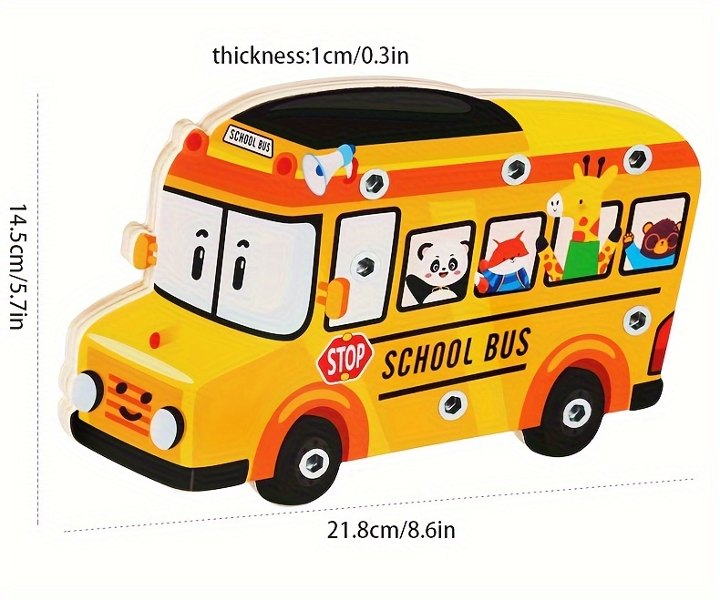 Wooden Educational Fire Truck Toy Parent child Montessori - Temu Qatar
