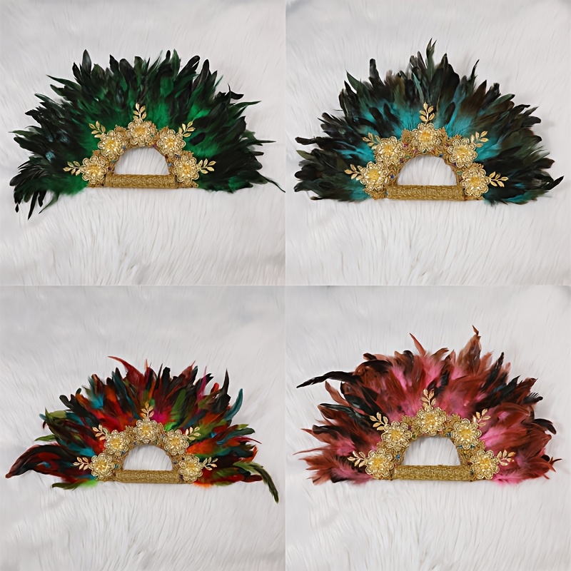 feather fan sold on Temu United States
