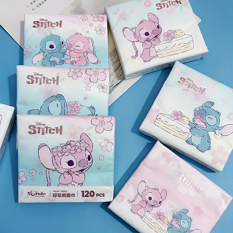 Themed Portable Tissues 1pc Red Cartoon Print Wood Pulp Facial Toilet ...