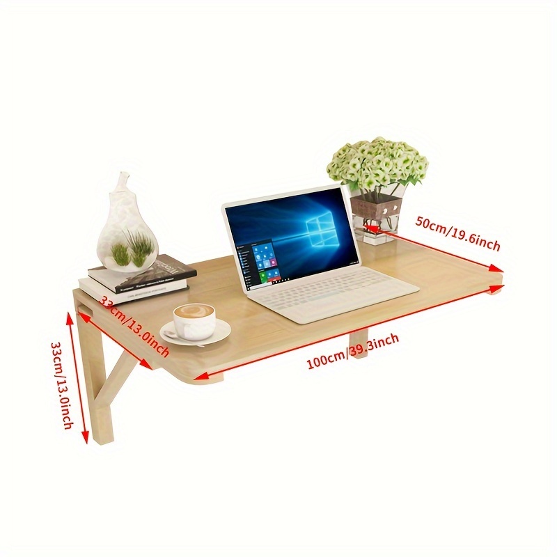 Solid wood foldable study table store