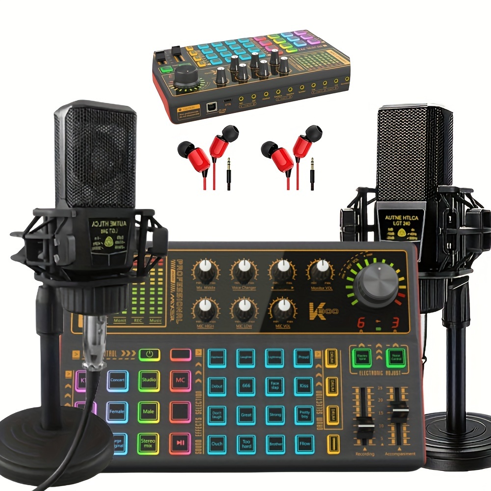 podcast kit sold on Temu United States