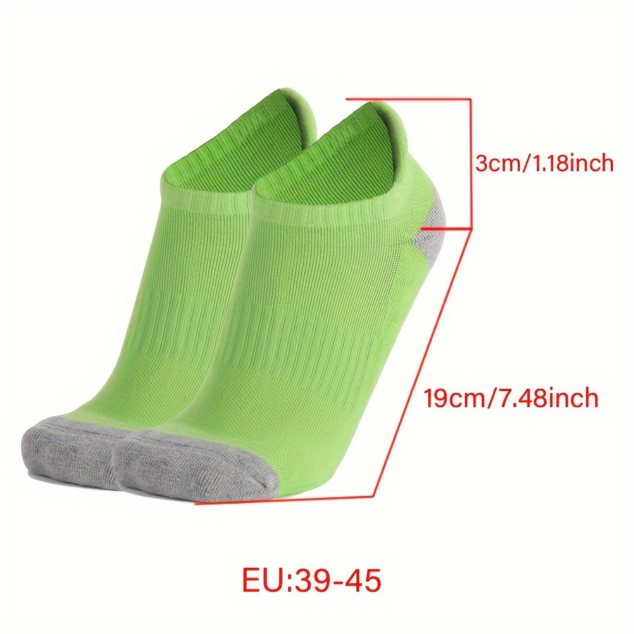 1 pair of mens simple solid liner anklets socks cotton comfy breathable ...