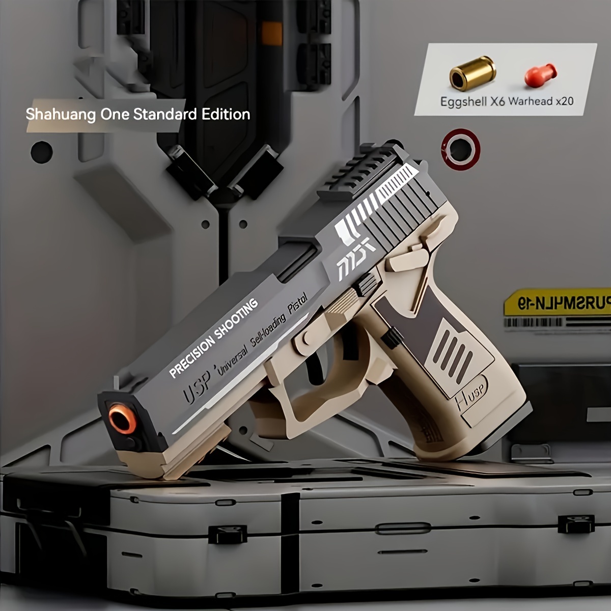 New Toy Gun Soft Clip Pistol [ Continuous Fire Upgrade] - Temu