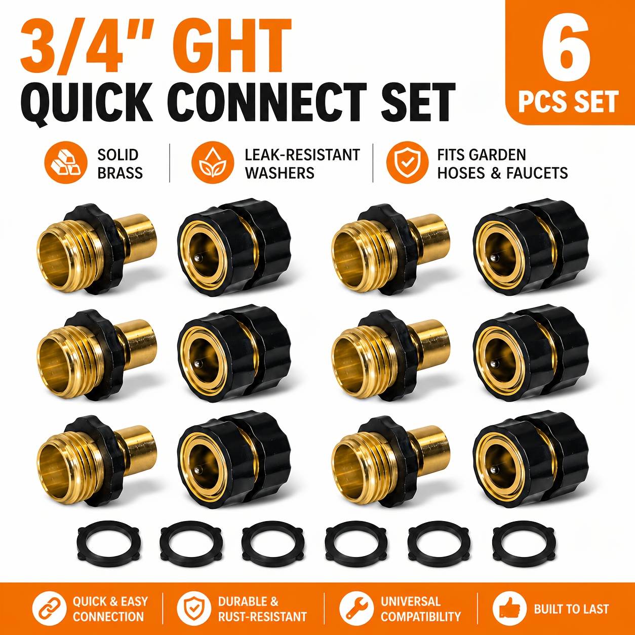 hose quick connect sold on Temu United States