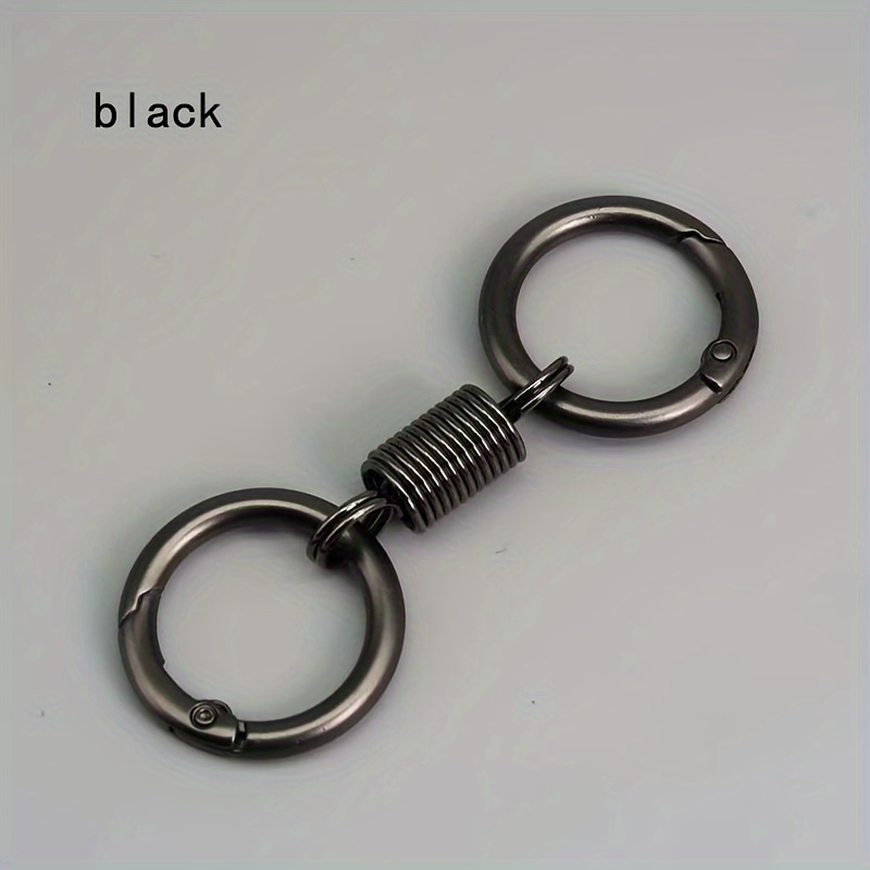 1 3 5pcs Spring Keychain Carabiner Buckle Key Rings Anti Lost Climbing ...