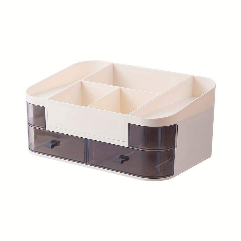 Desktop Cosmetics Storage Box Drawer Multi grid Cosmetics - Temu New ...