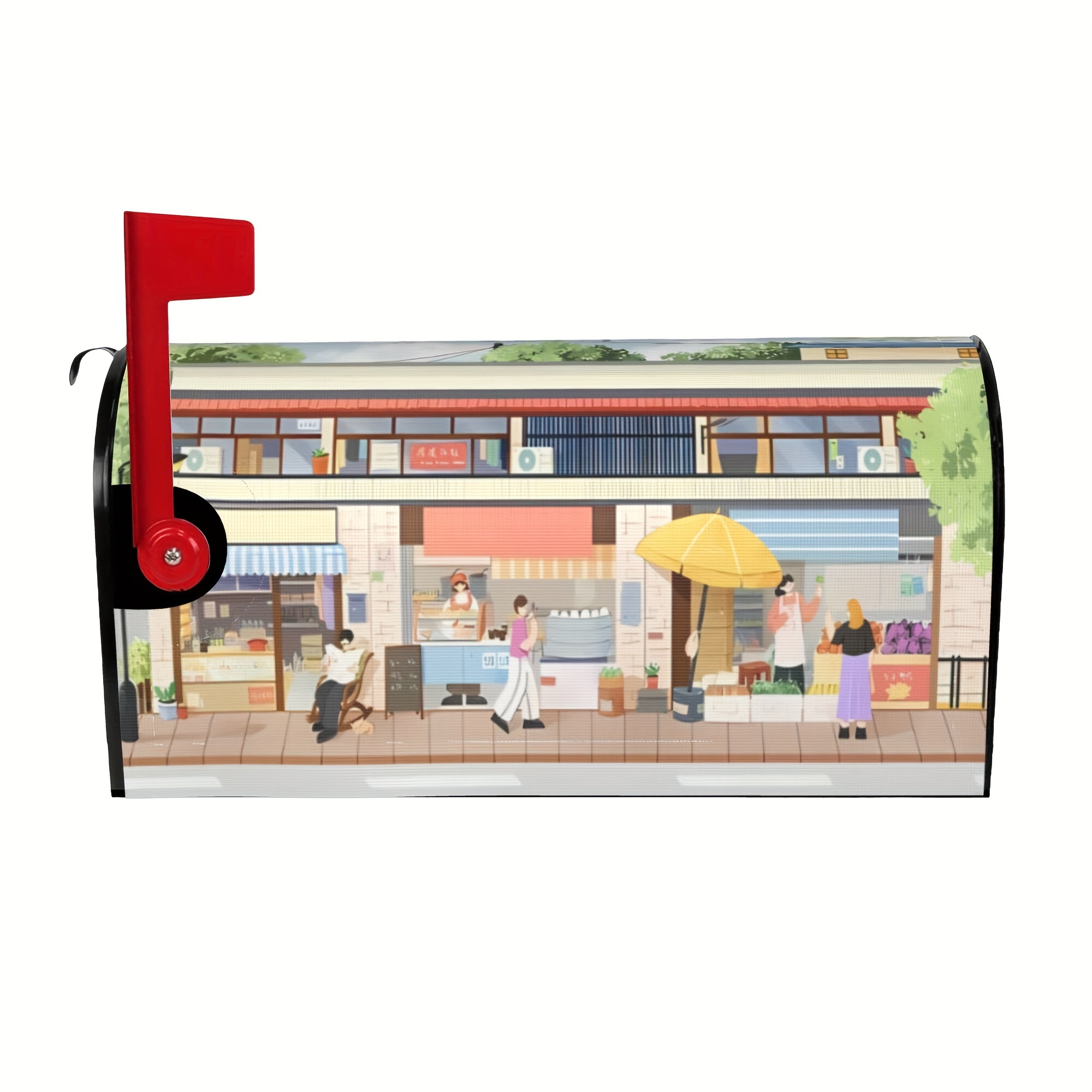 City Magnetic Mailbox Cover Waterproof Durable Reusable - Temu