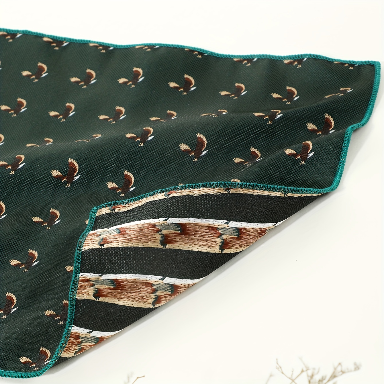 mens vintage inspired dark pattern handkerchief business formal events ...