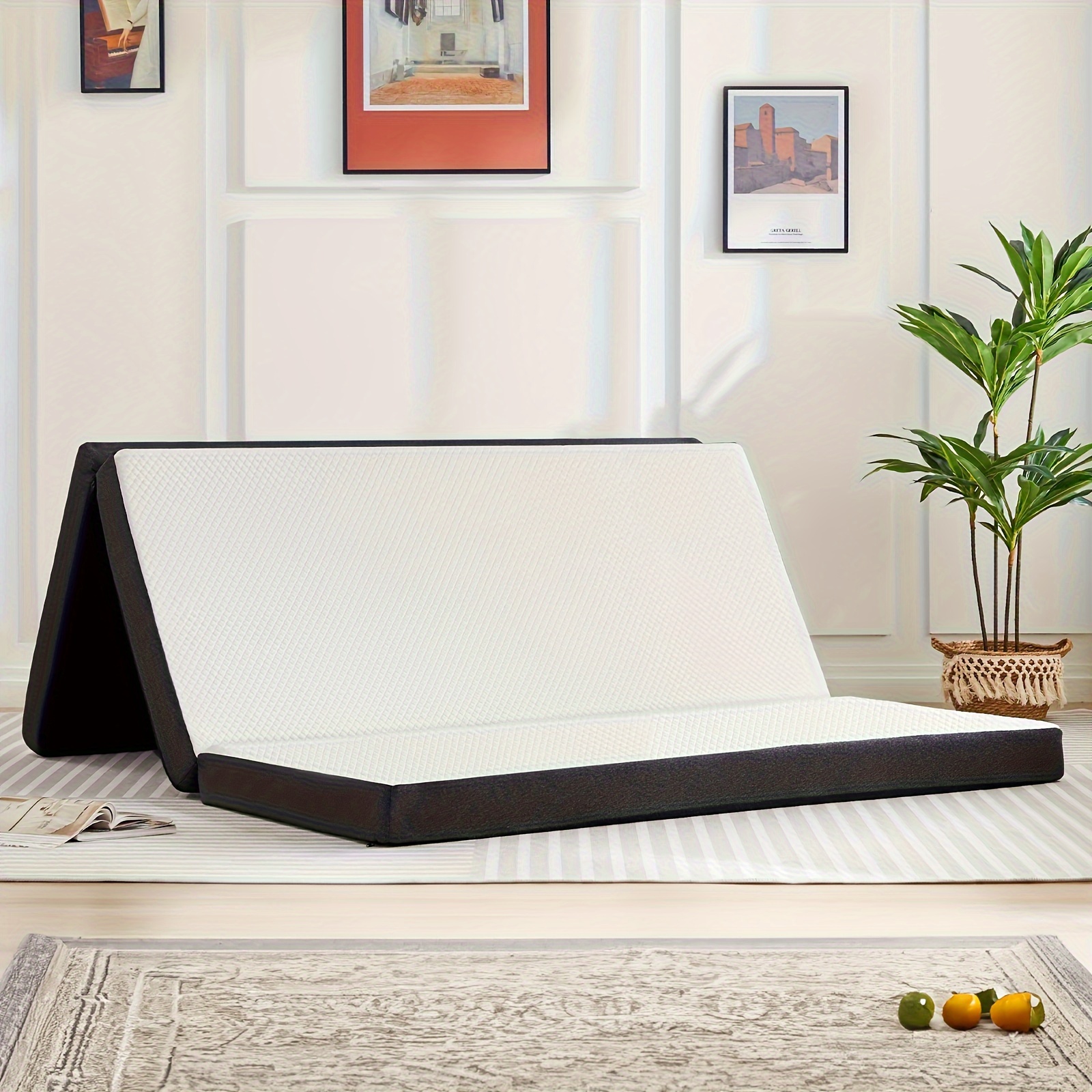folding mattress tri fold memory foam mattress foldable Temu