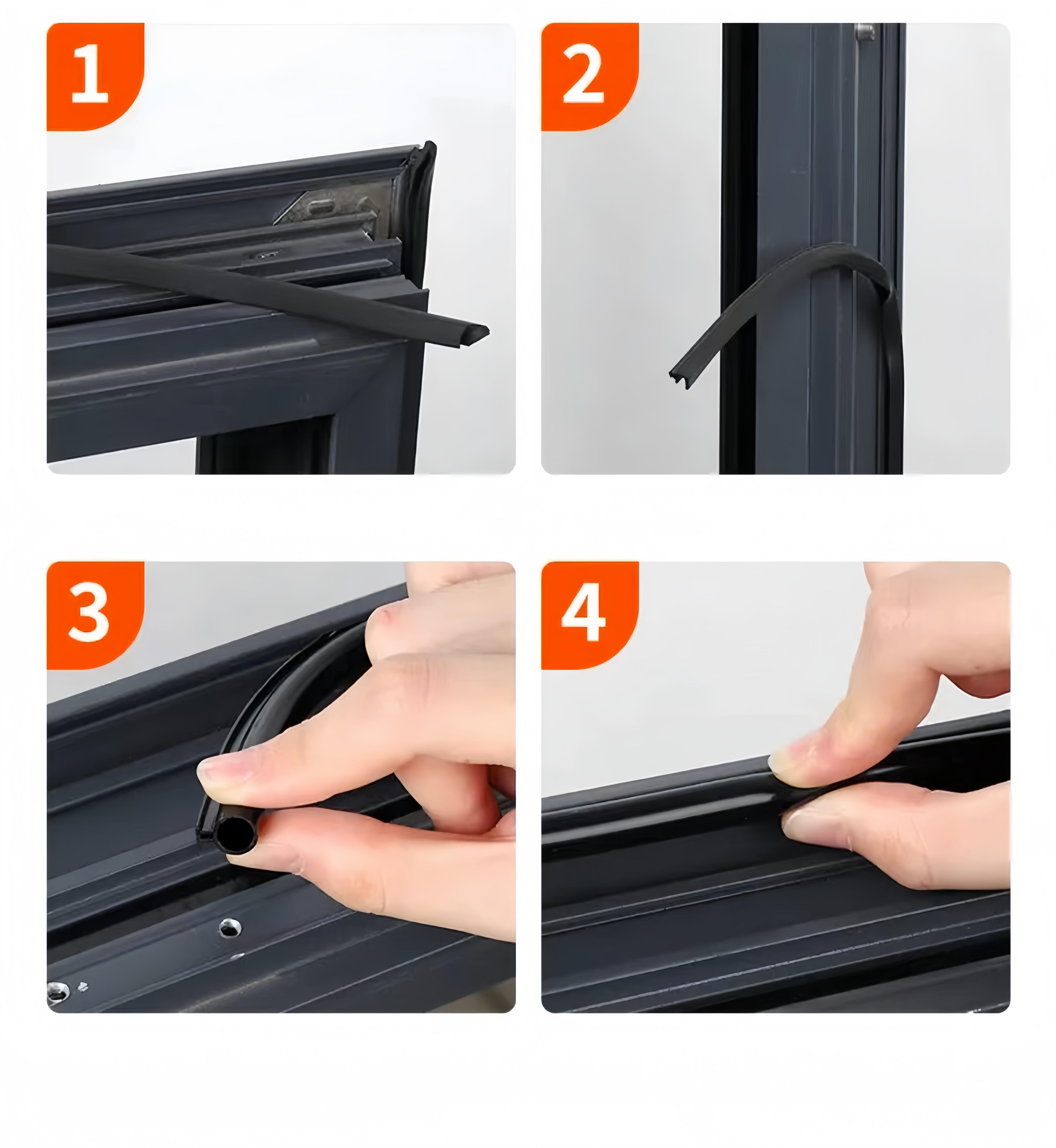 1pc Weatherproof Window Seal Strip - Soundproof, Wind & Water Resistant ...