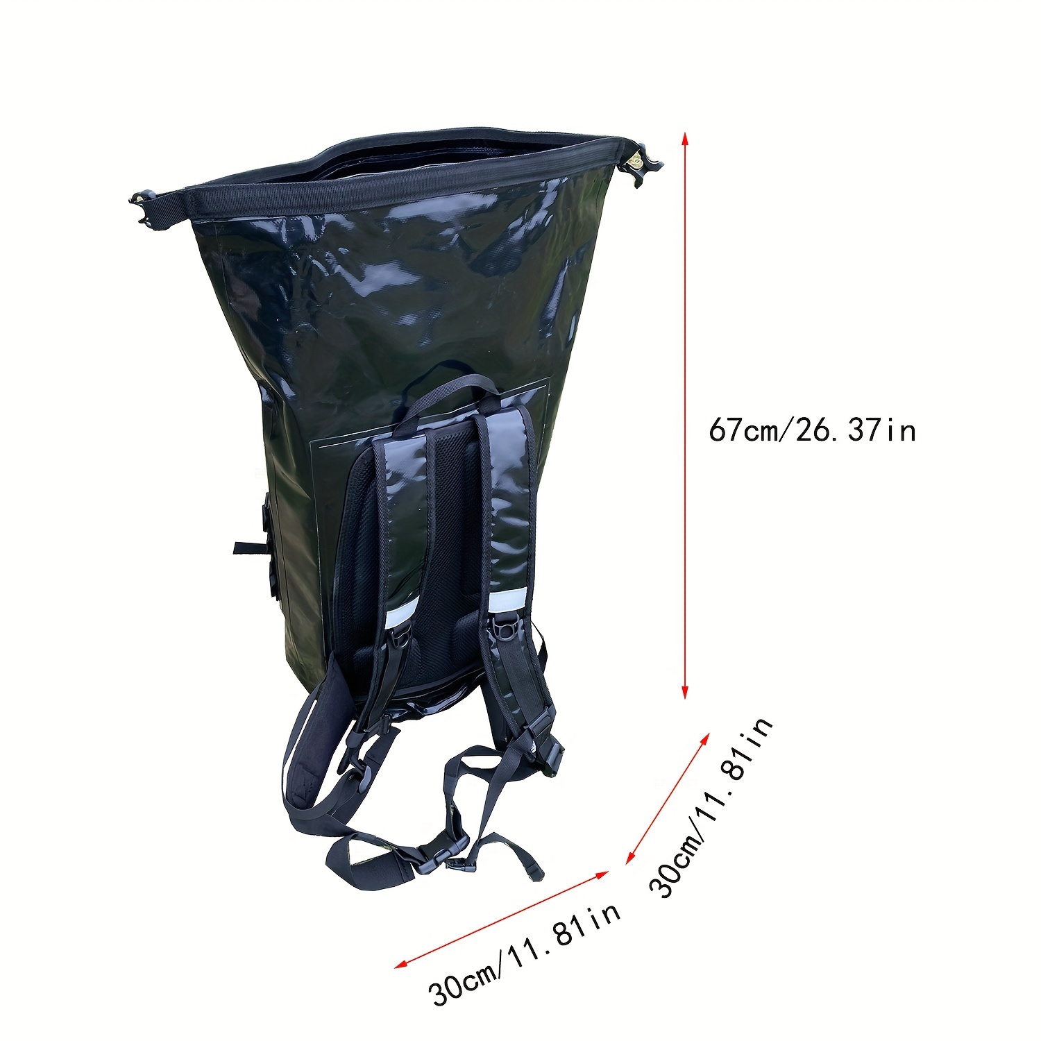 30l Waterproof Hiking Backpack Durable Pvc Adjustable Fit For Men Women ...