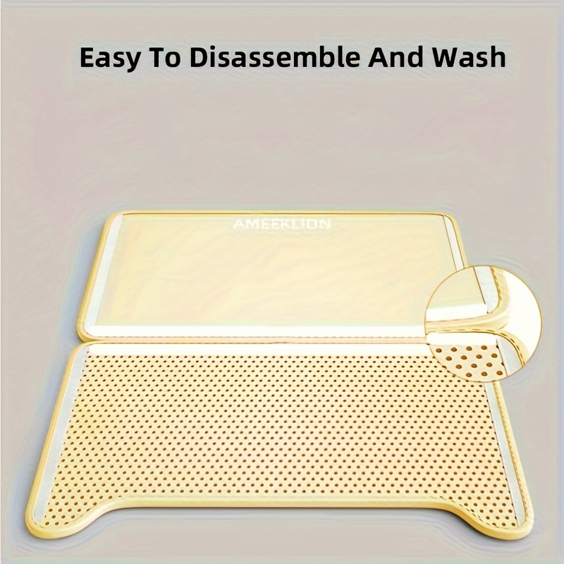 Double Layer Honeycomb Design Cat Litter Trapping Mat Non - Temu Canada