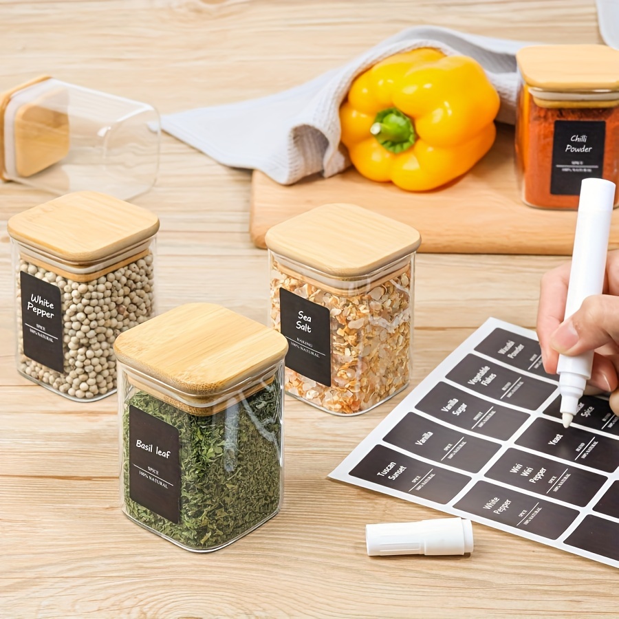 Jars Bamboo Lids Airtight Reusable - Temu