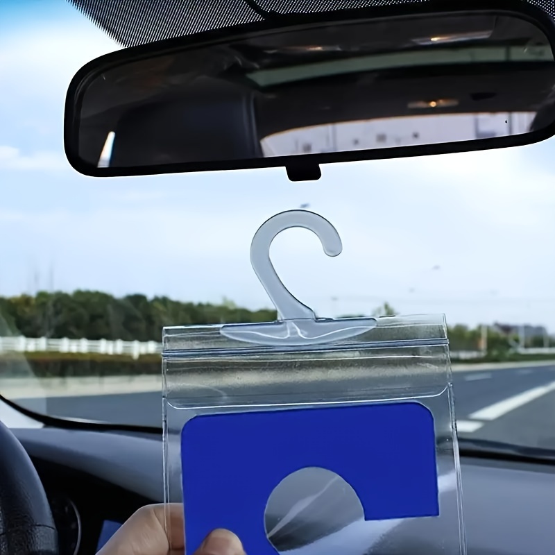 For Car Windscreen 10Pcs Self-Adhesive Clear Card Holder Car Windshield ...