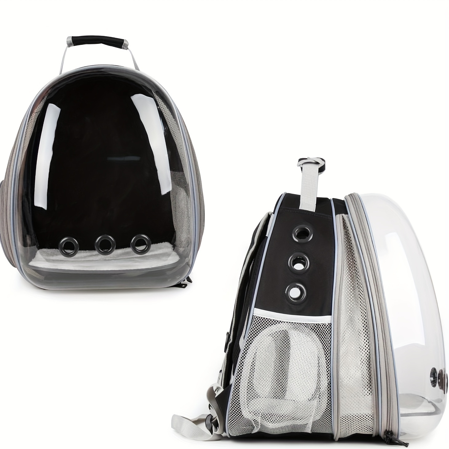 expandable cat backpack breathable transparent Temu United Kingdom