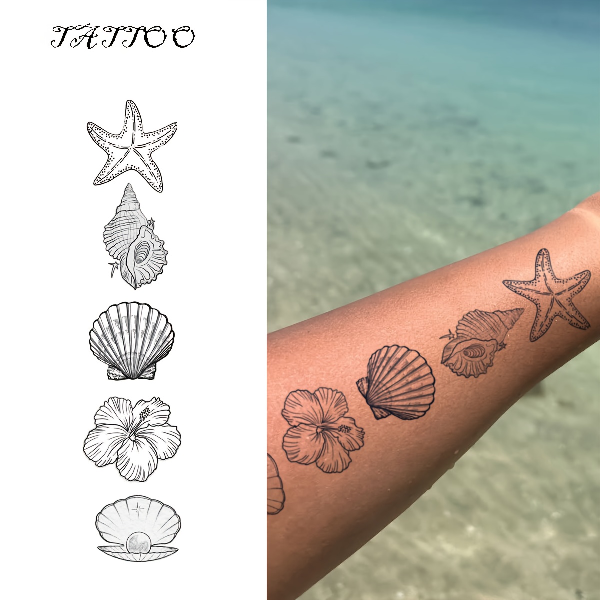 Mini Beach Tattoos
