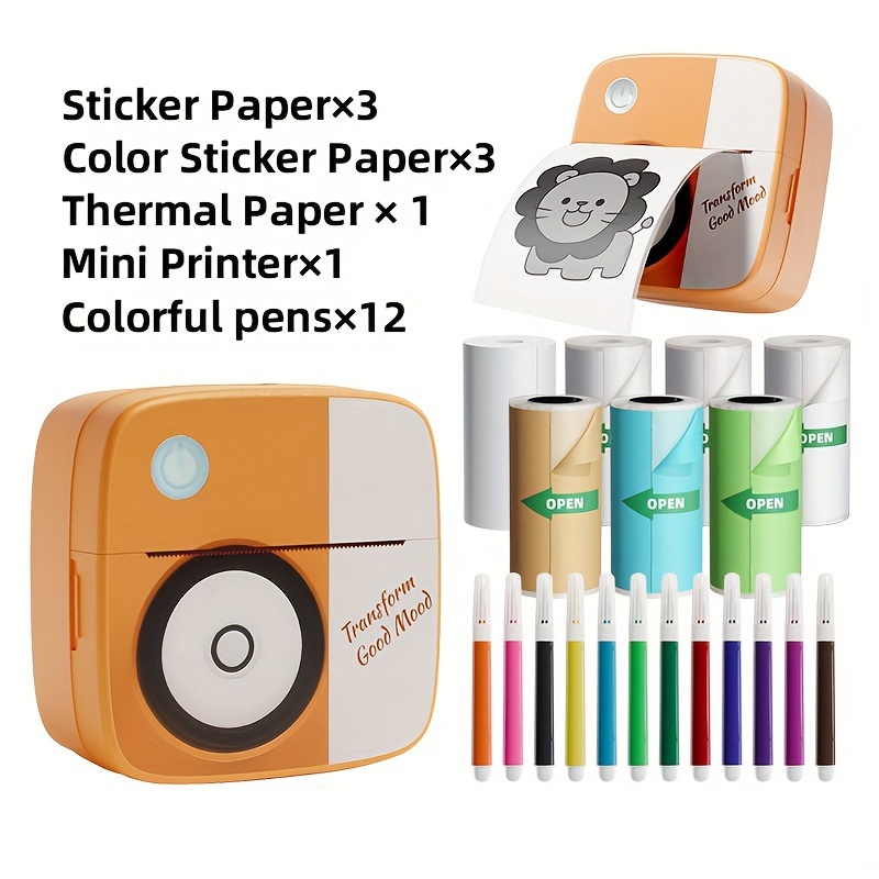 sticker printer sold on Temu United States