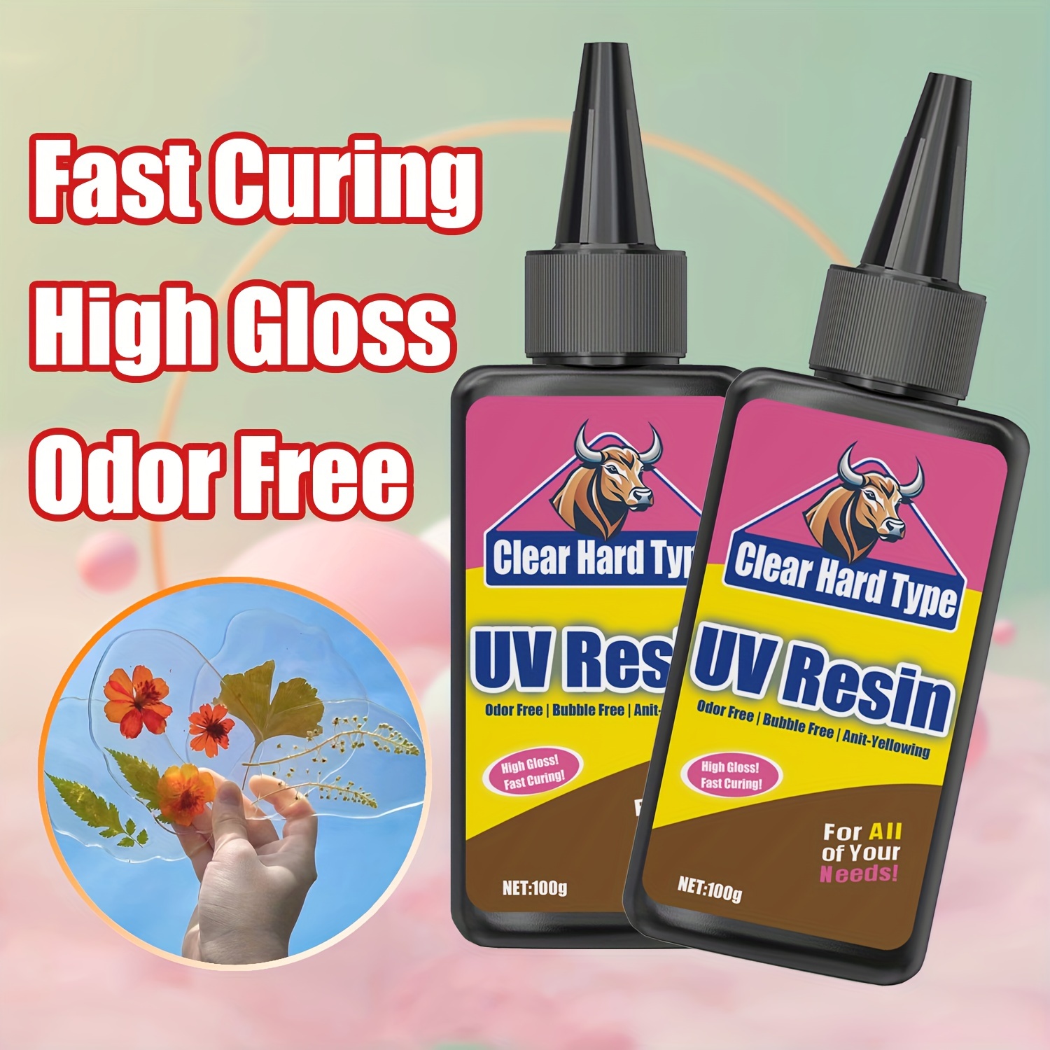Uv Resin Clear Hard Type For Casting, Coating, And Jewelry Making ...