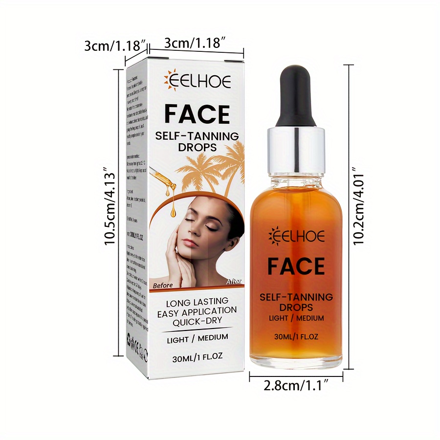 Facial Blackening Serum Natural Fashion Wheat Bronzer - Temu