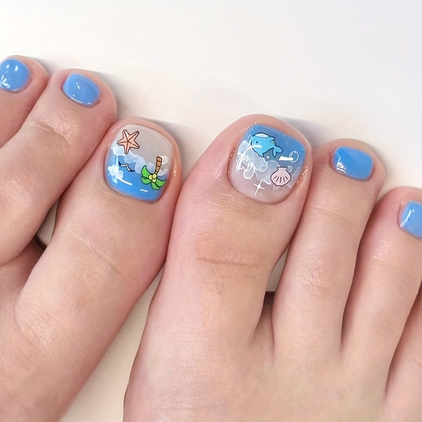Toe Nail Designs For The Beach