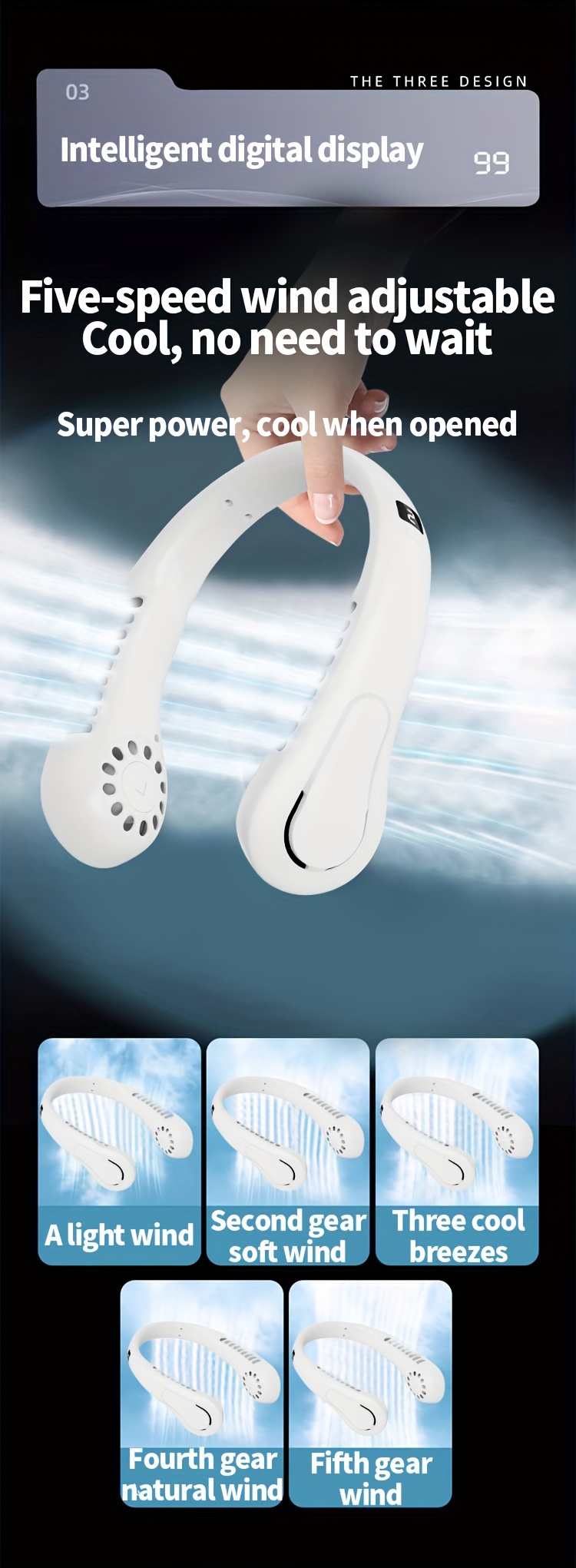 Refrigeration Upgraded Style Halter Fan Portable Refrigeration Air ...