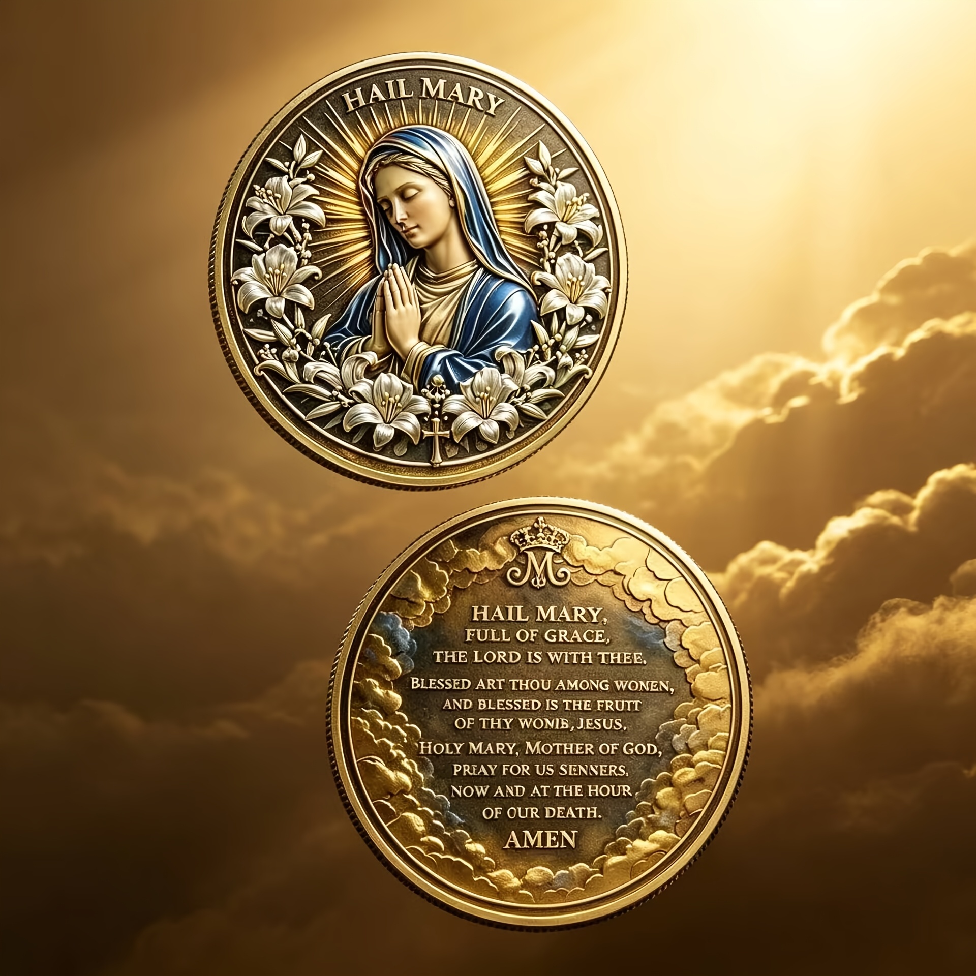challenge coin collection sold on Temu United States