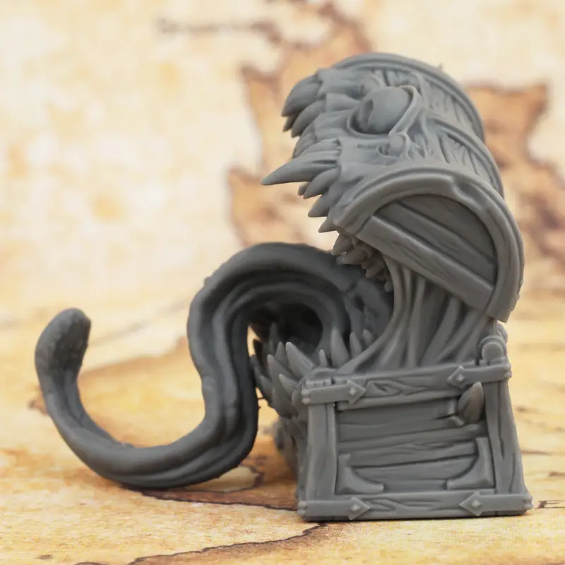 3d Printed Dnd Chest Mimic Miniatures Perfect Tabletop Games Temu