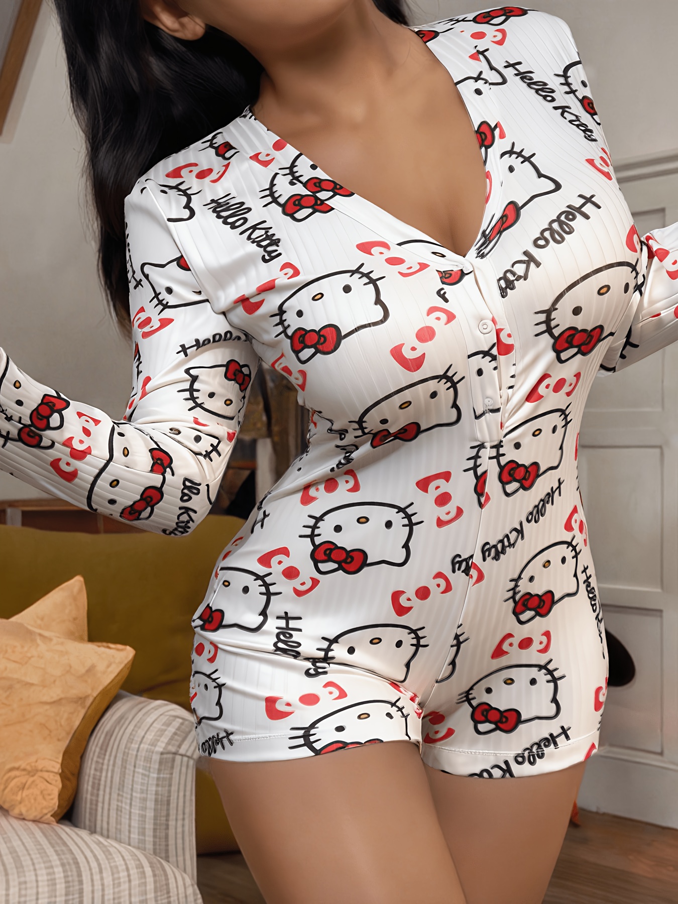 kitty pajamas sold on Temu United States