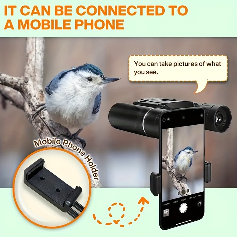 Compact Binoculars 8x21 High Definition Zoom Portable - Temu