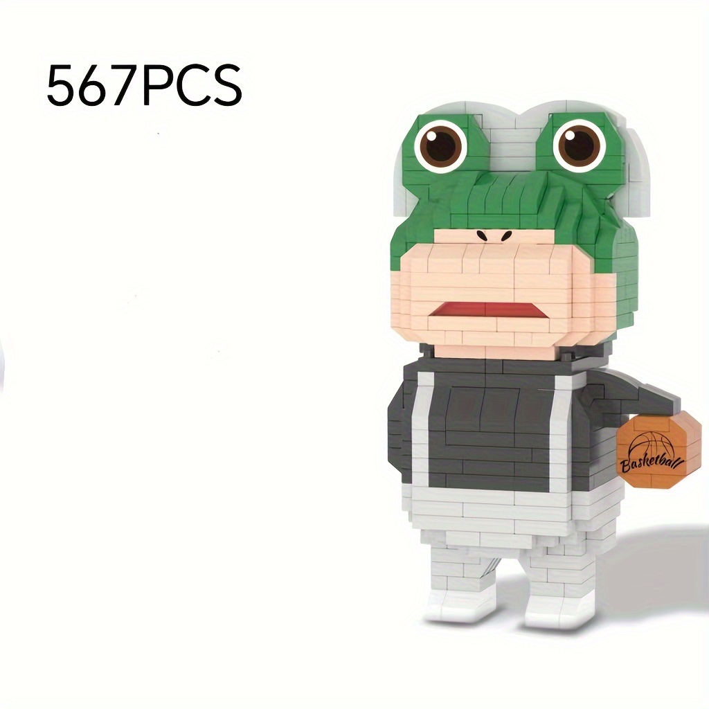 567+pcs Frog Building Blocks Toys Decorative Ornaments - Temu United ...