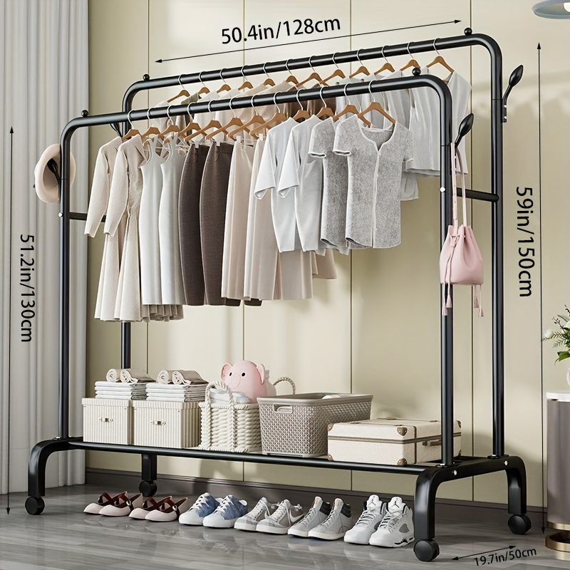 Heavy Duty School Coat Rack On Wheels Heavy Duty Lab Coat Rack with ...