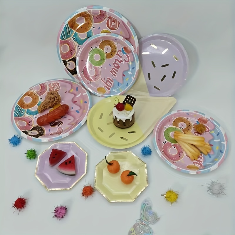 Festive Paper Plates Set: Includes 2 Sizes Perfect Parties - Temu