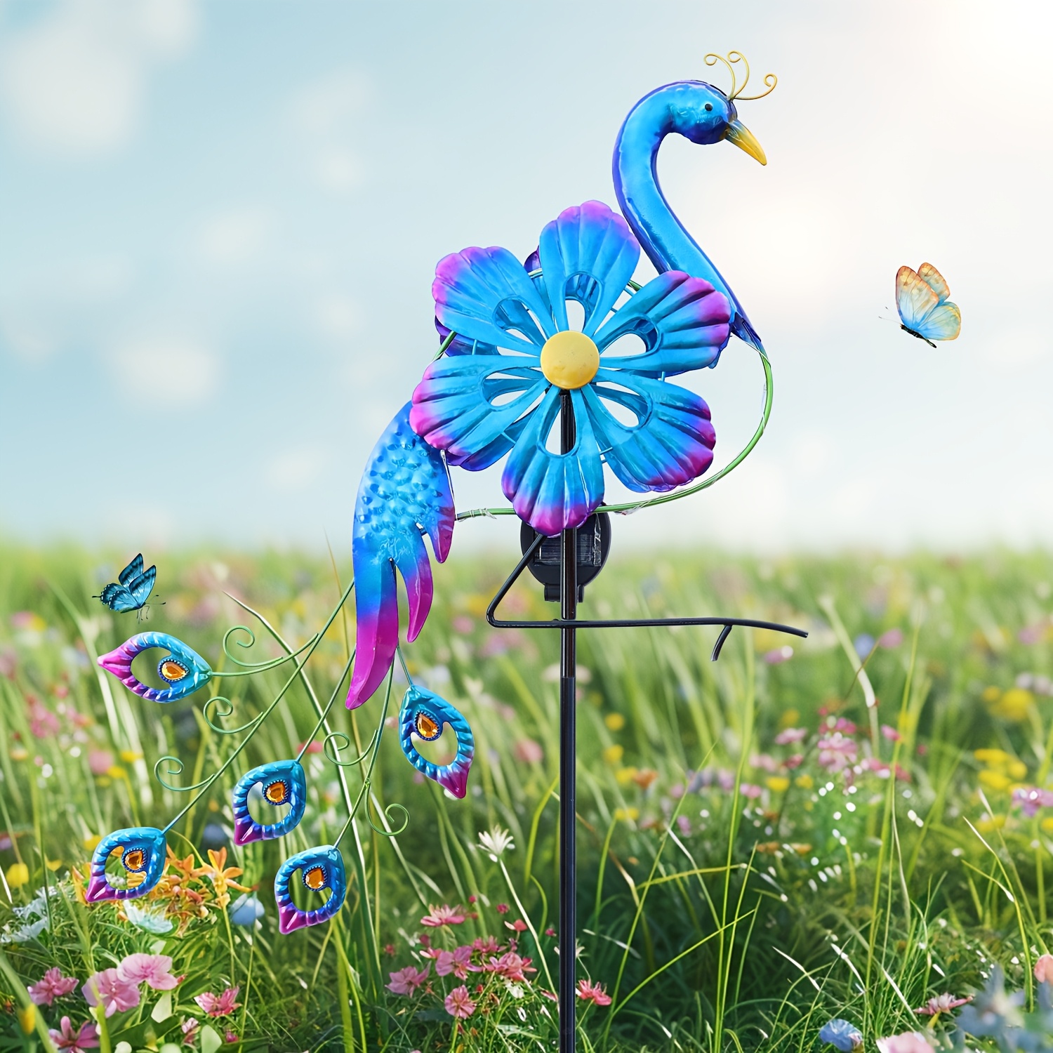 solar wind spinner sold on Temu United States