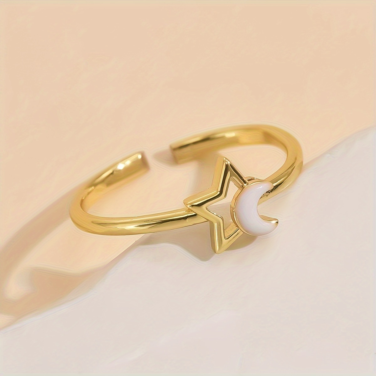 Ramadan Luminous Star Copper Ring 18k Golden Plated Men's - Temu United ...