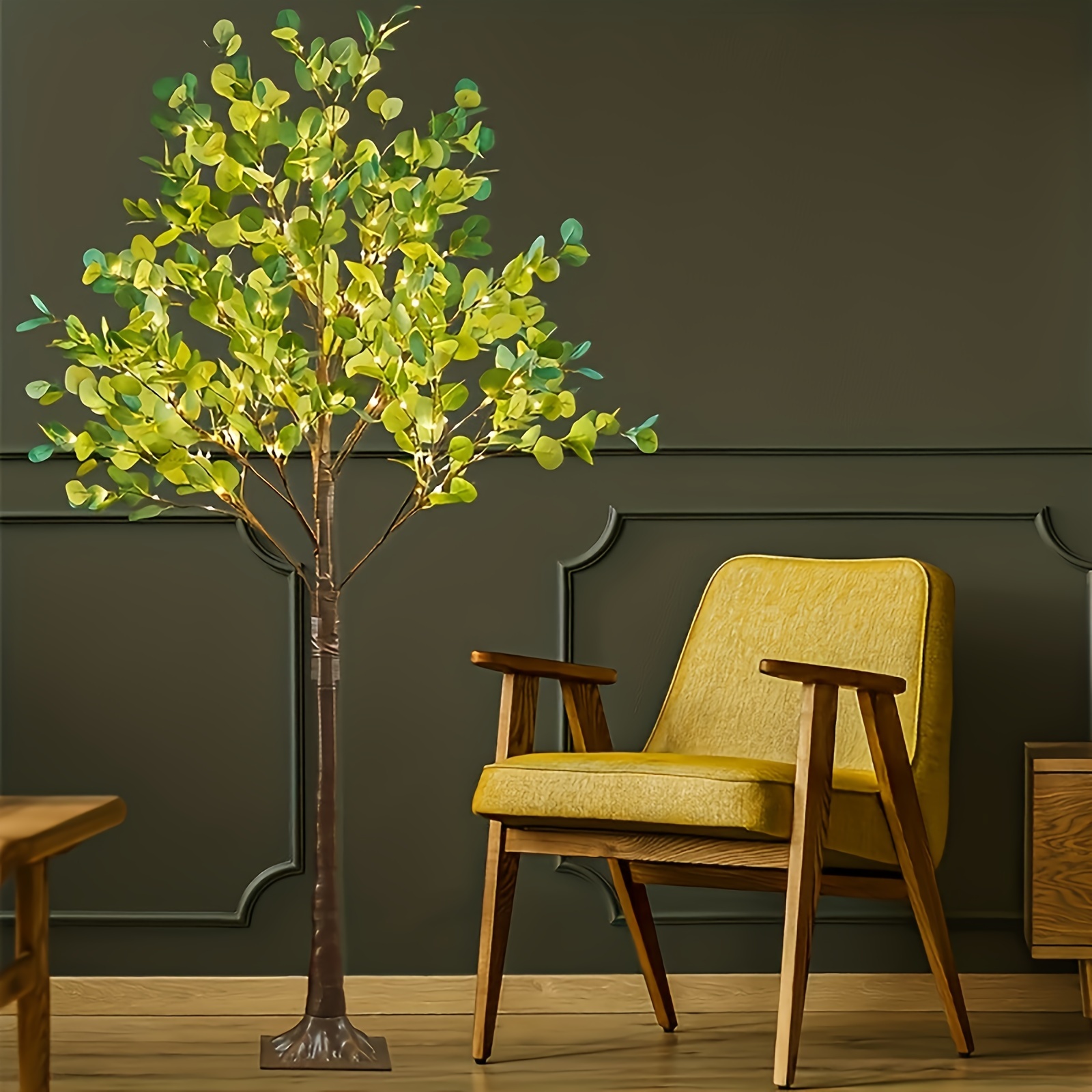 led lighted trees sold on Temu United States