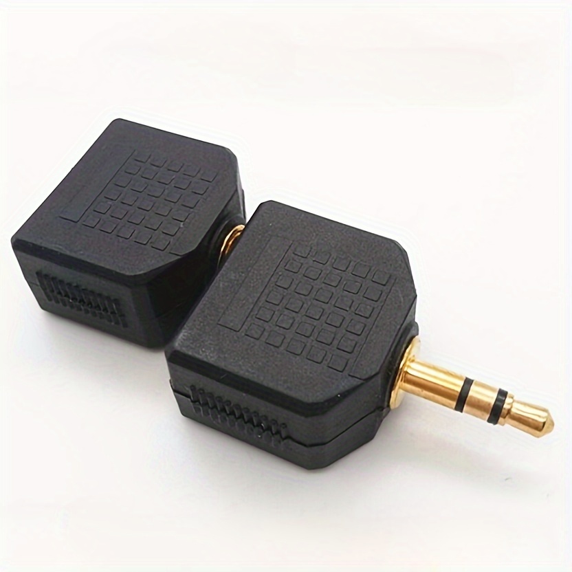 Mini Stereo Audio Jack Male Dual 3.5mm Female Double - Temu Canada
