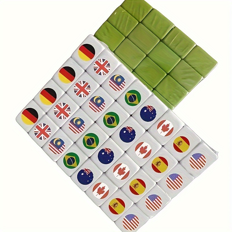 48 Blocks] Game Building Block Mahjong Set - Temu