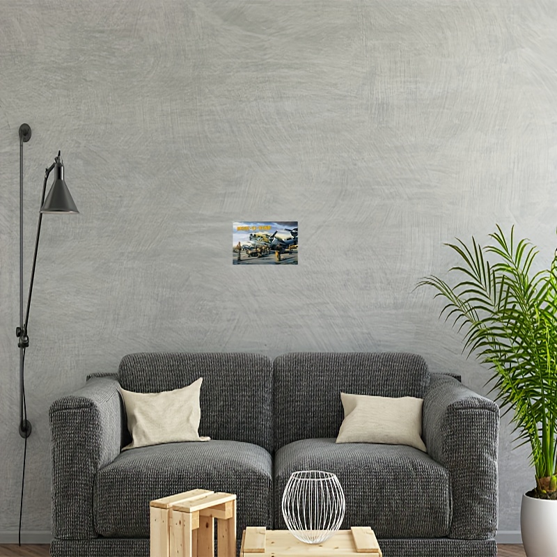 Bomber Wwii Plane Vintage Decor Bars Diner Cafes Pubs Garage - Temu