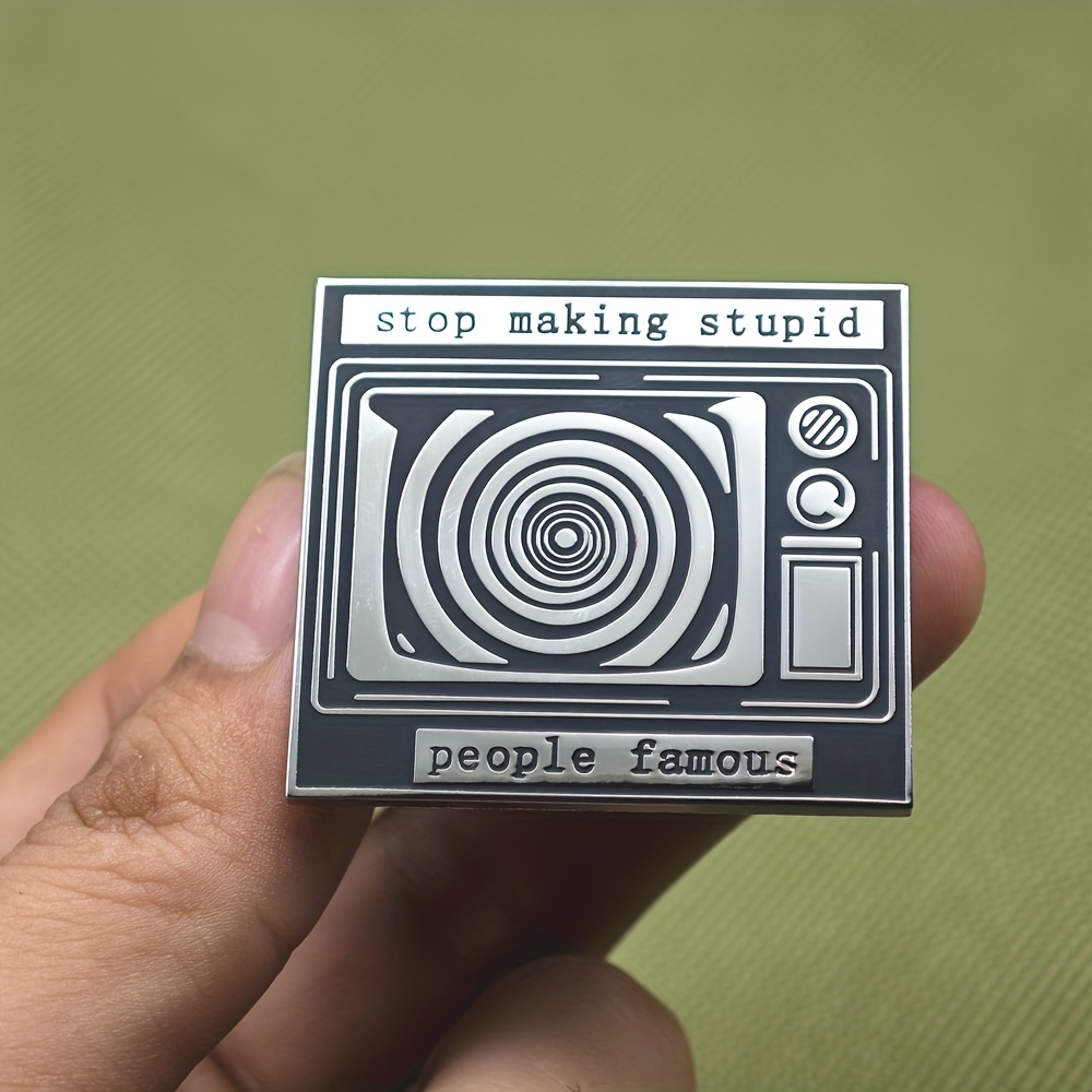 tv enamel pins sold on Temu United States
