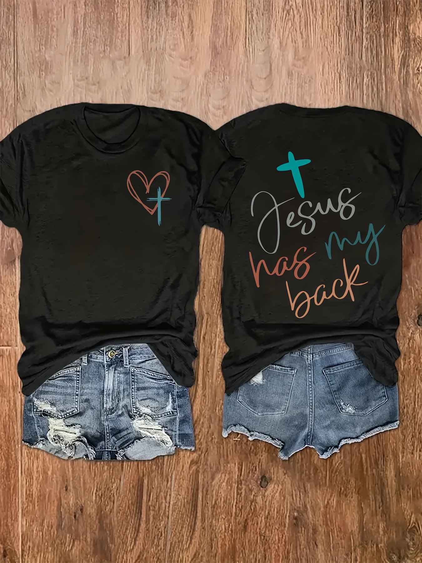 faith shirts sold on Temu United States