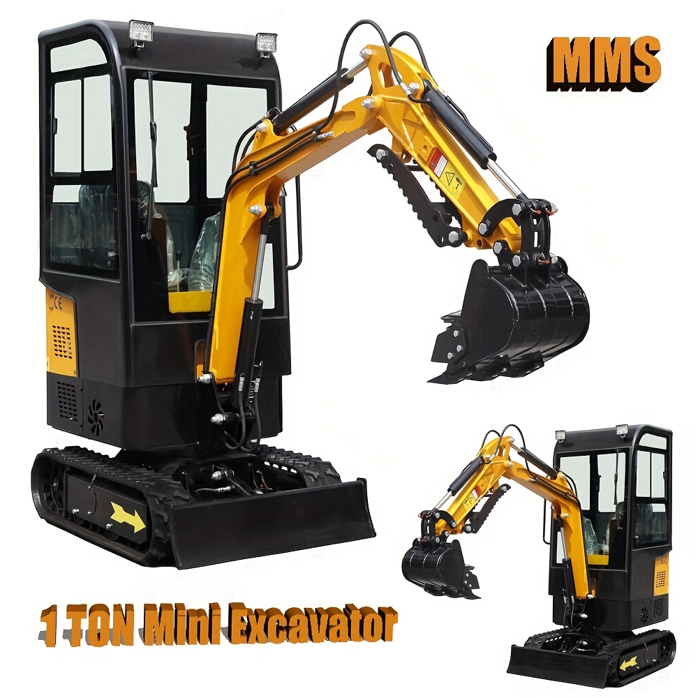 mini excavator sold on Temu United States