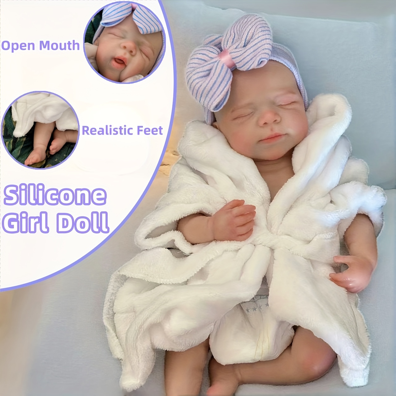 full body silicone baby sold on Temu United States